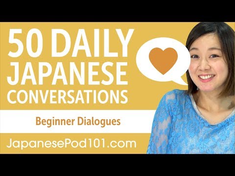 50 Daily Japanese Conversations - Learn Basic Japanese Phrases