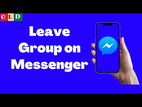How to leave a group in Facebook Messenger