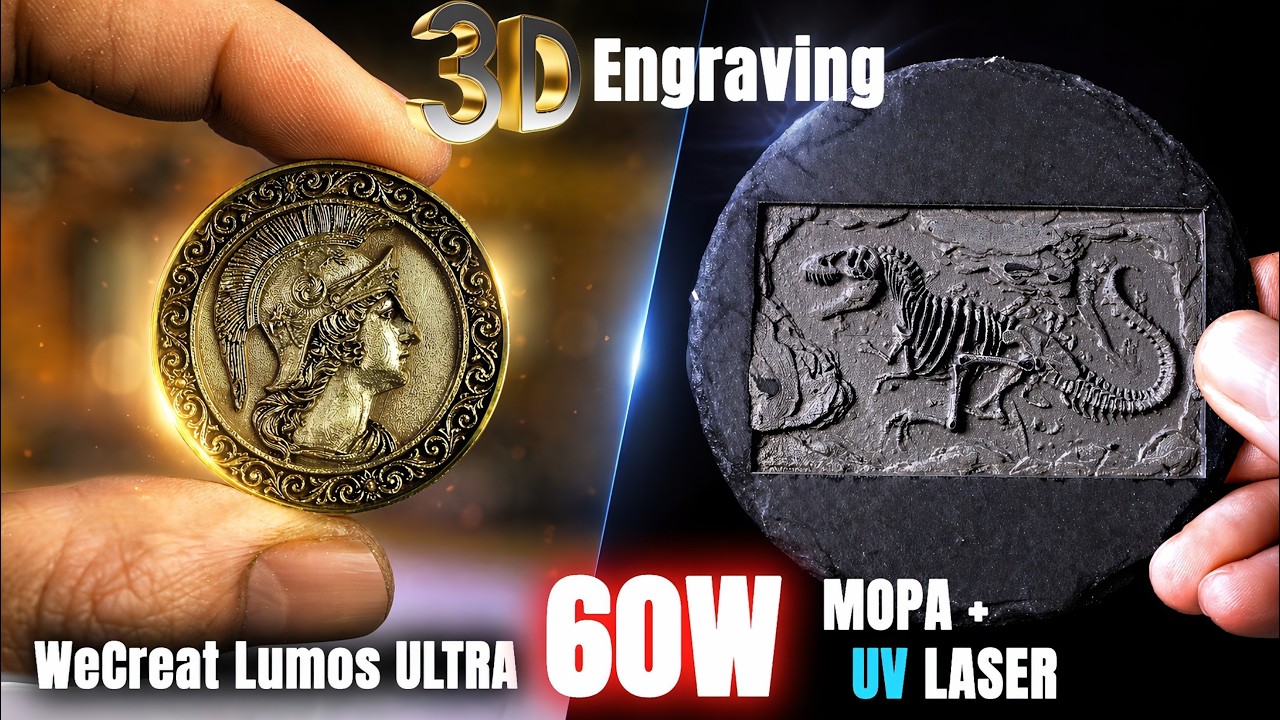 I Didn’t Believe It… This Laser Makes PCBs AND 3D Engravings! WeCreat Lumos Ultra, First UV + MOPA