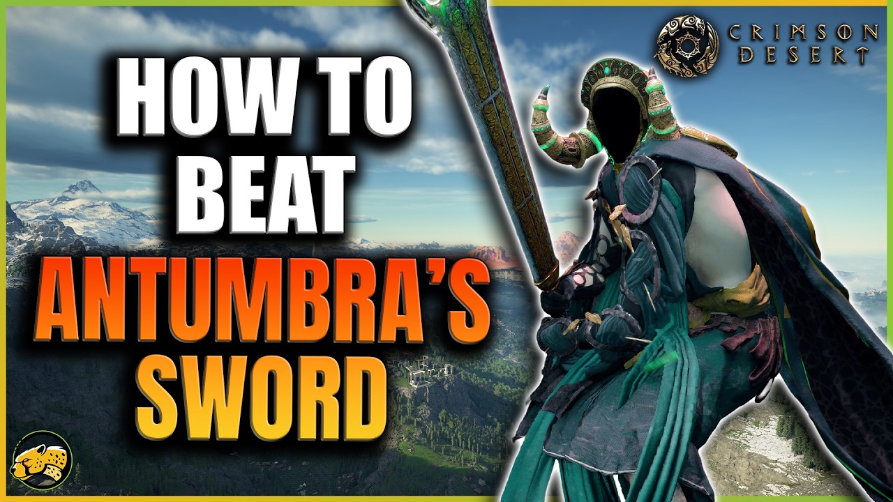 Crimson Desert - How to Beat Antumbra's Sword WITHOUT CHEESE - Detailed Boss Fight Guide
