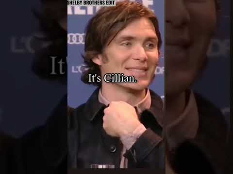 #CillianMurphy iconic interview "the young boy name is Cillian|| cillian murphy pronouncing his name