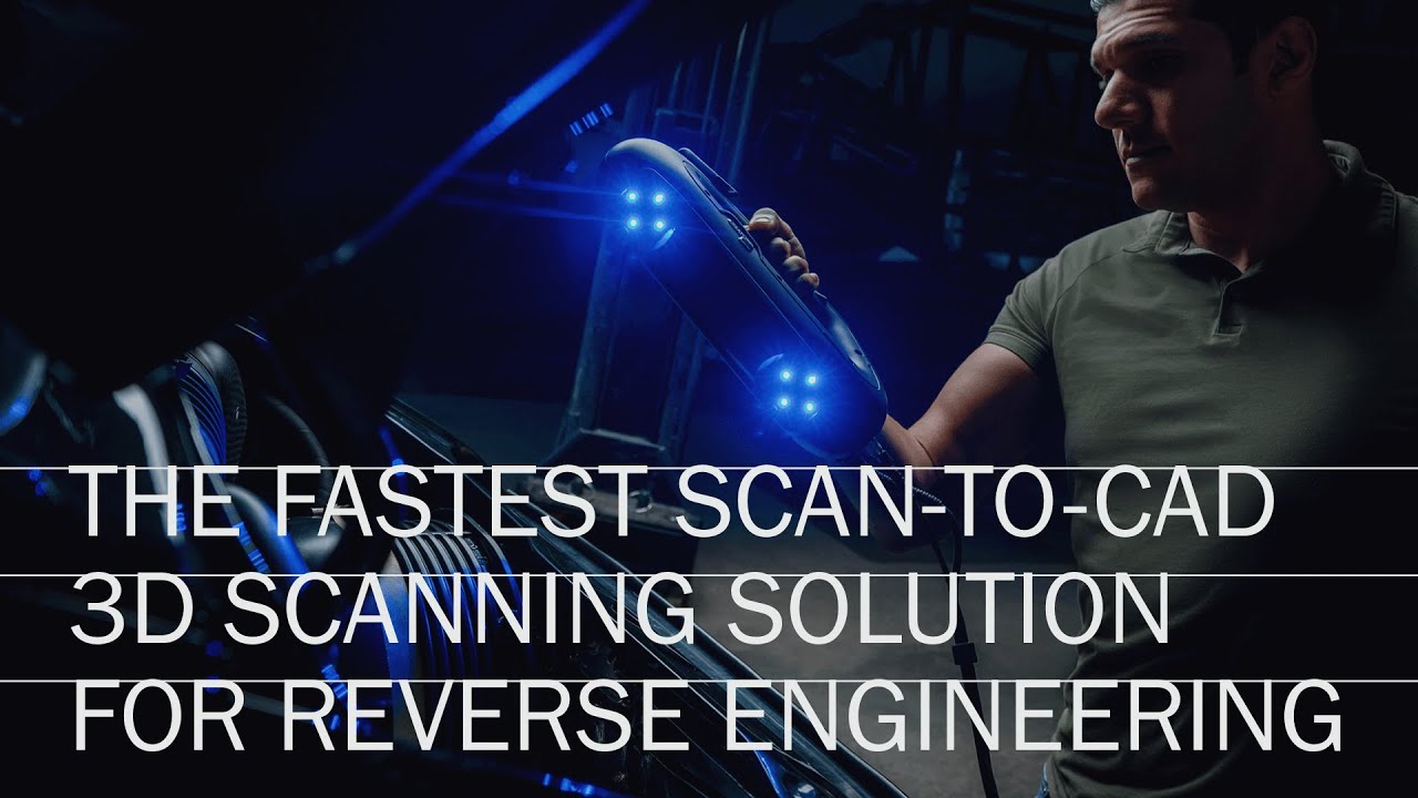 HandySCAN 3D|PRO Series: The Fastest Scan-to-CAD 3D Scanning Solution for Reverse Engineering