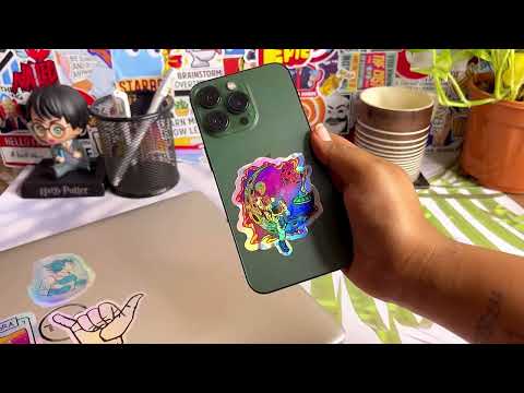 Holographic Kiss Cut Customs Stickers | STICK IT UP CUSTOMS | India's Largest Online Stickers Store