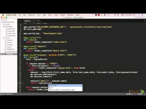 Learn Learning Flask Sessions | packtpub com - Mind Luster