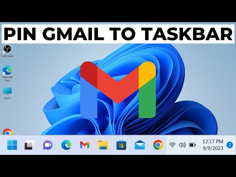 How to Pin Gmail to Taskbar in Windows 11