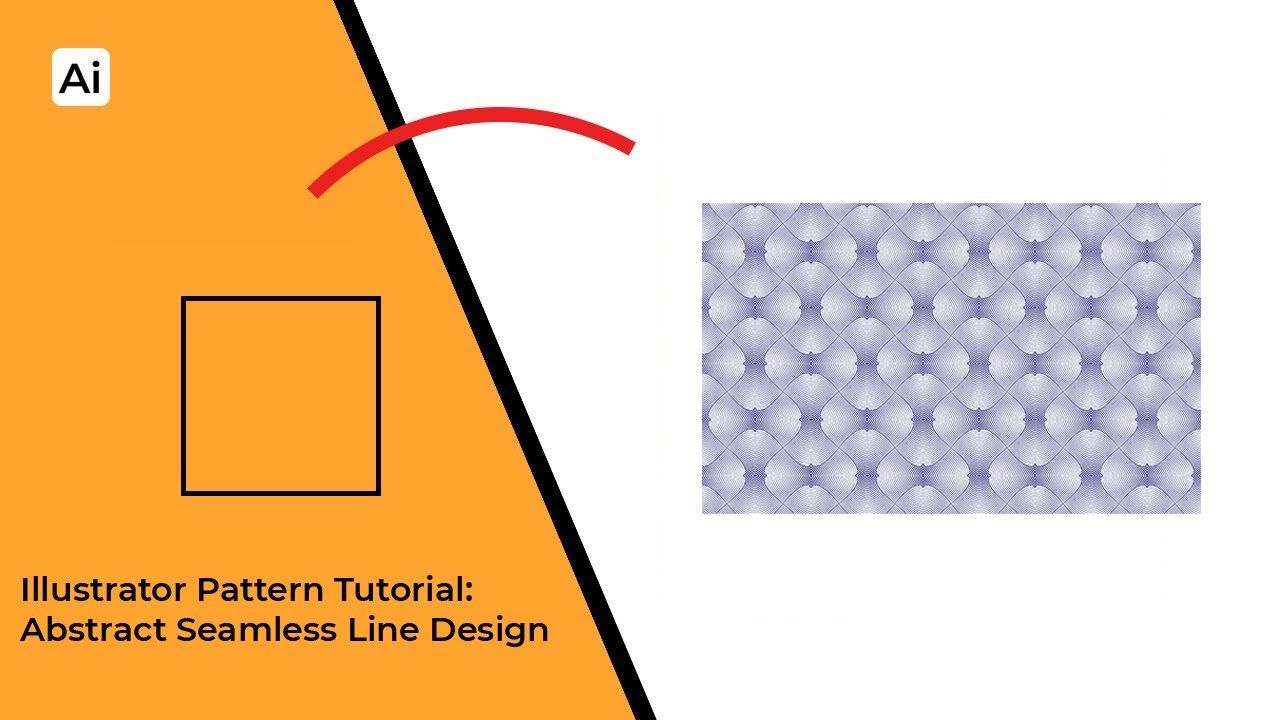 Illustrator Pattern Tutorial: Abstract Seamless Line Design
