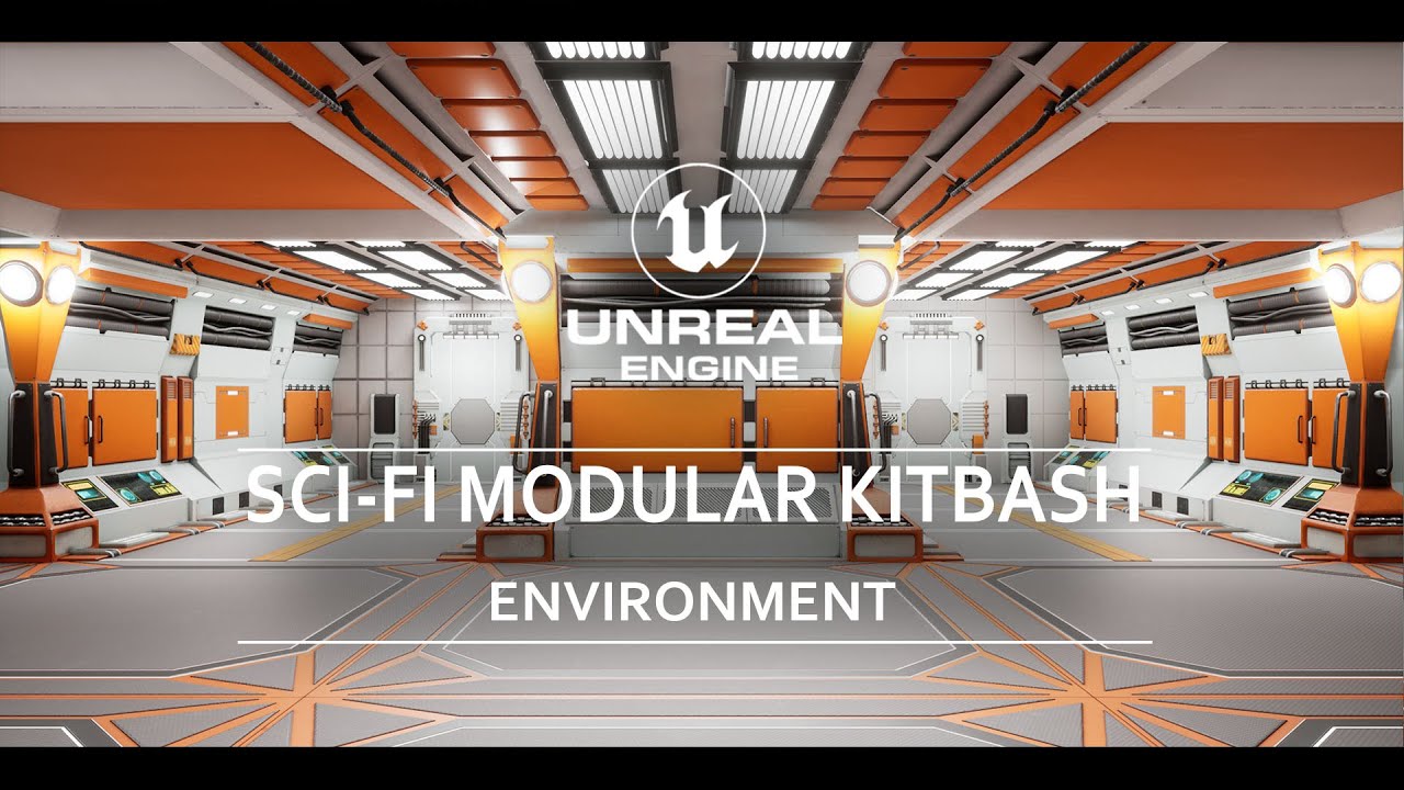Sci-Fi Modular Kitbash Level Trailer