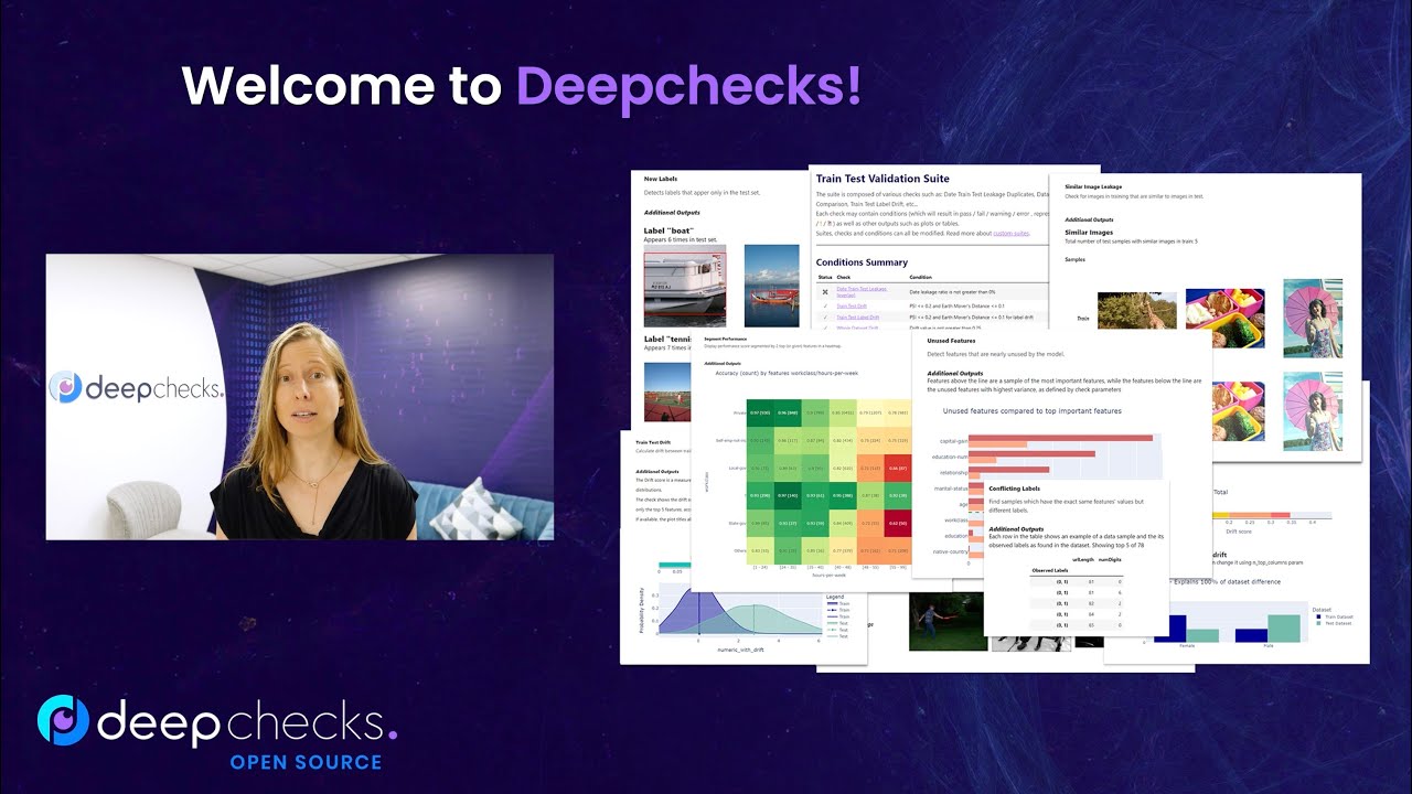 Deepchecks - Open Source Tool for Testing & Validating Your ML Model & Data