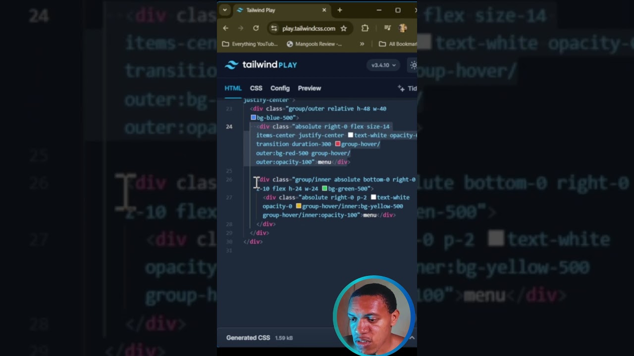Nested Groups In Tailwind CSS   #tailwindcss  #reactjs