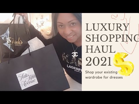 LUXURY SHOPPING HAUL 2021 |YSL SAINT LAURENT| DAVID YURMAN JEWELRY| CHANEL BOND NO 9 PERFUME -PART 1