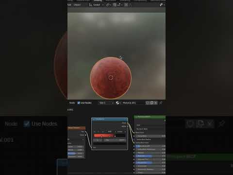 Wood texture in blender 3.4 #blender3d #shorts #short