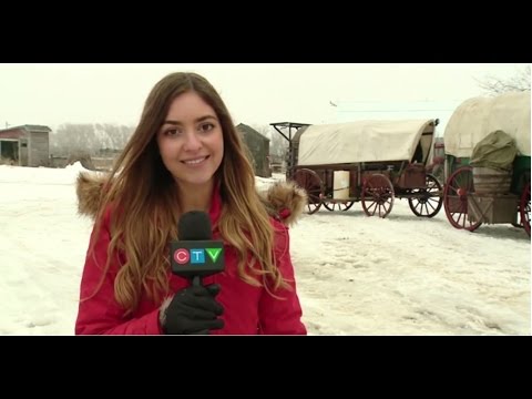 CTV News Regina: Quebec man travels with horses and wagon