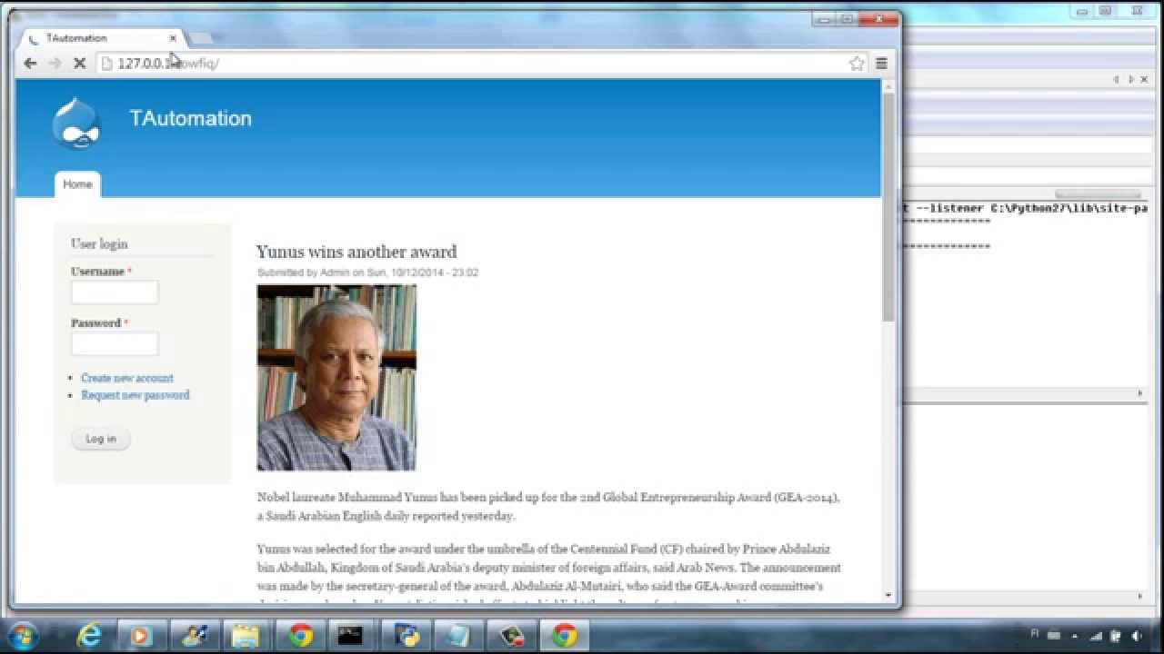 Database testing with Robotframework