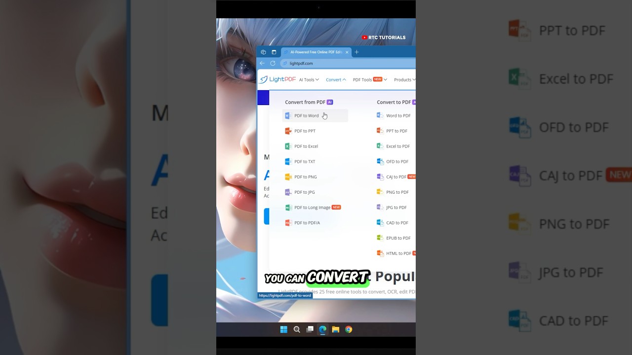 Powerful Website You Should Know - Convert PDF Document Easily #pctips #pdf