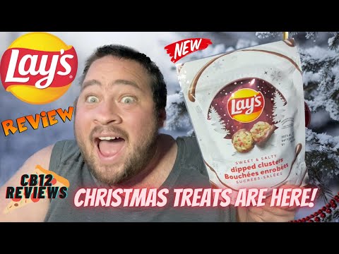 🎄 "NEW" Limited Edition Lays Sweet & Salty Dipped Clusters #foodreview #tastetest #layschips