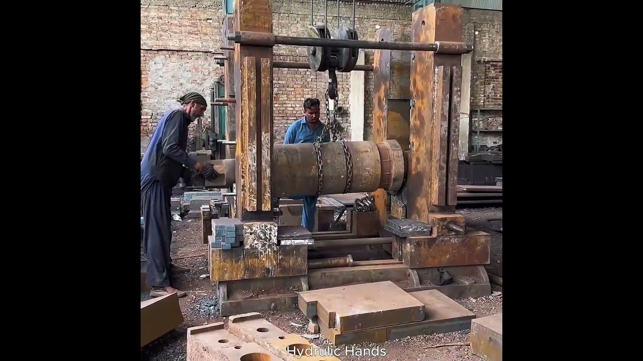 Manufacturing 100-Ton Machine for Steel Mill With 100 Years Old Technology!
