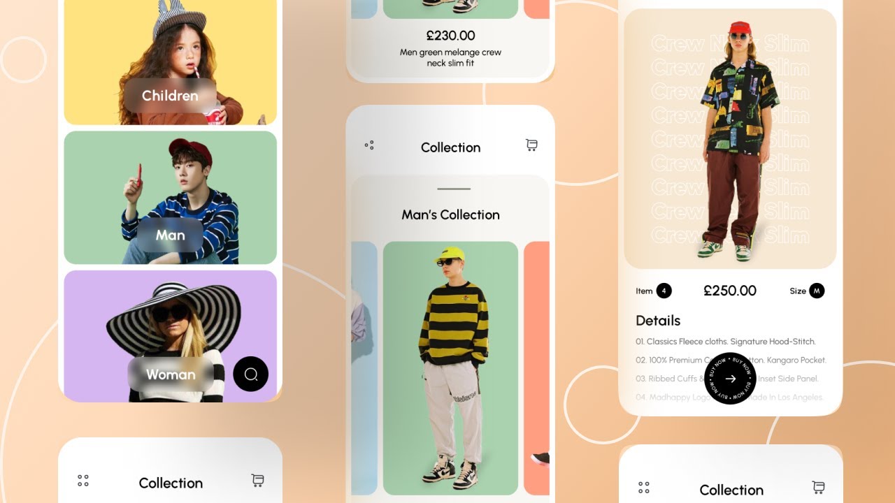 NEW 10 Examples for Mobile app UI/UX Design animation | UI/UX design animation