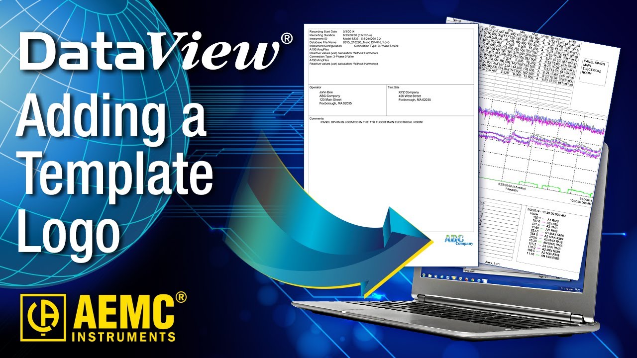 AEMC® - Adding A Logo To A DataView® Template