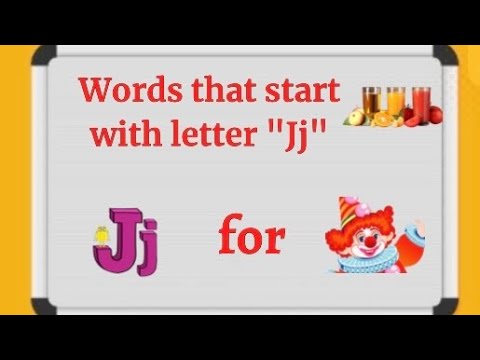 Words that start with letterJ|picture|for kids|UKG|@readlistenandspeak