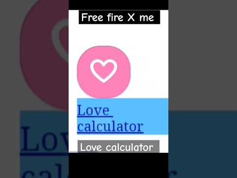 love calculator| free fire X me | comment ur and ur partner name for a new video| #viral #love ❣️😍😘