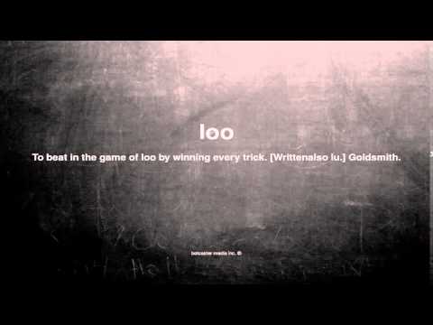 What does loo mean