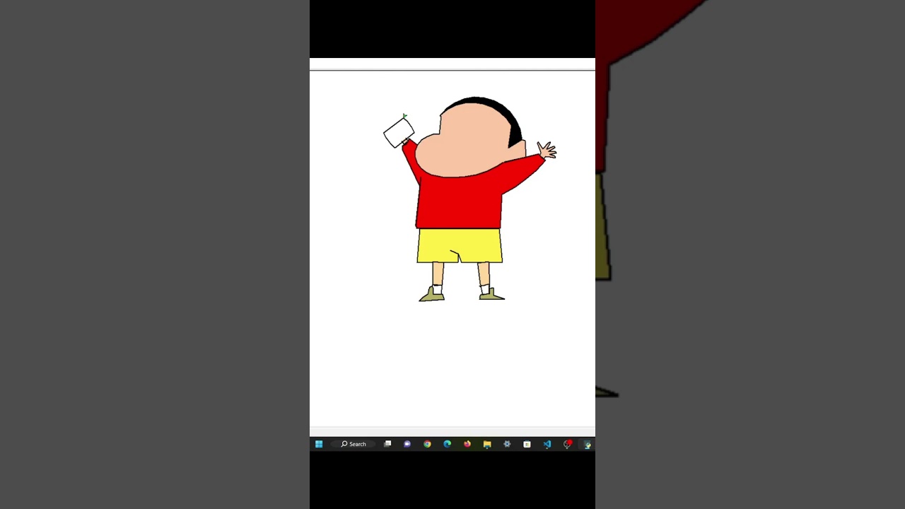 Shin-Chan using python turtle | Python Turtle Program | @firetechnico