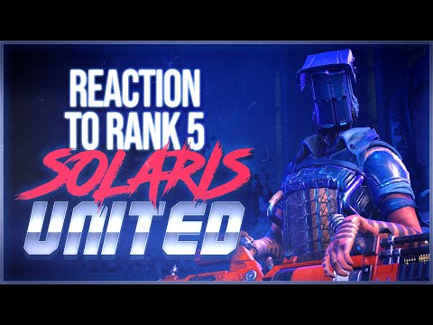 Reaction to SOLARIS UNITED Rank 5 in Warframe #spoilers #shorts