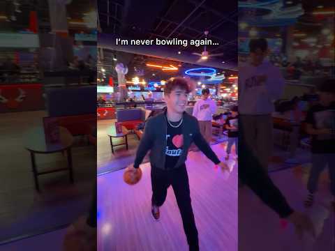 I’m never bowling Again… (ib: @brentrivera )