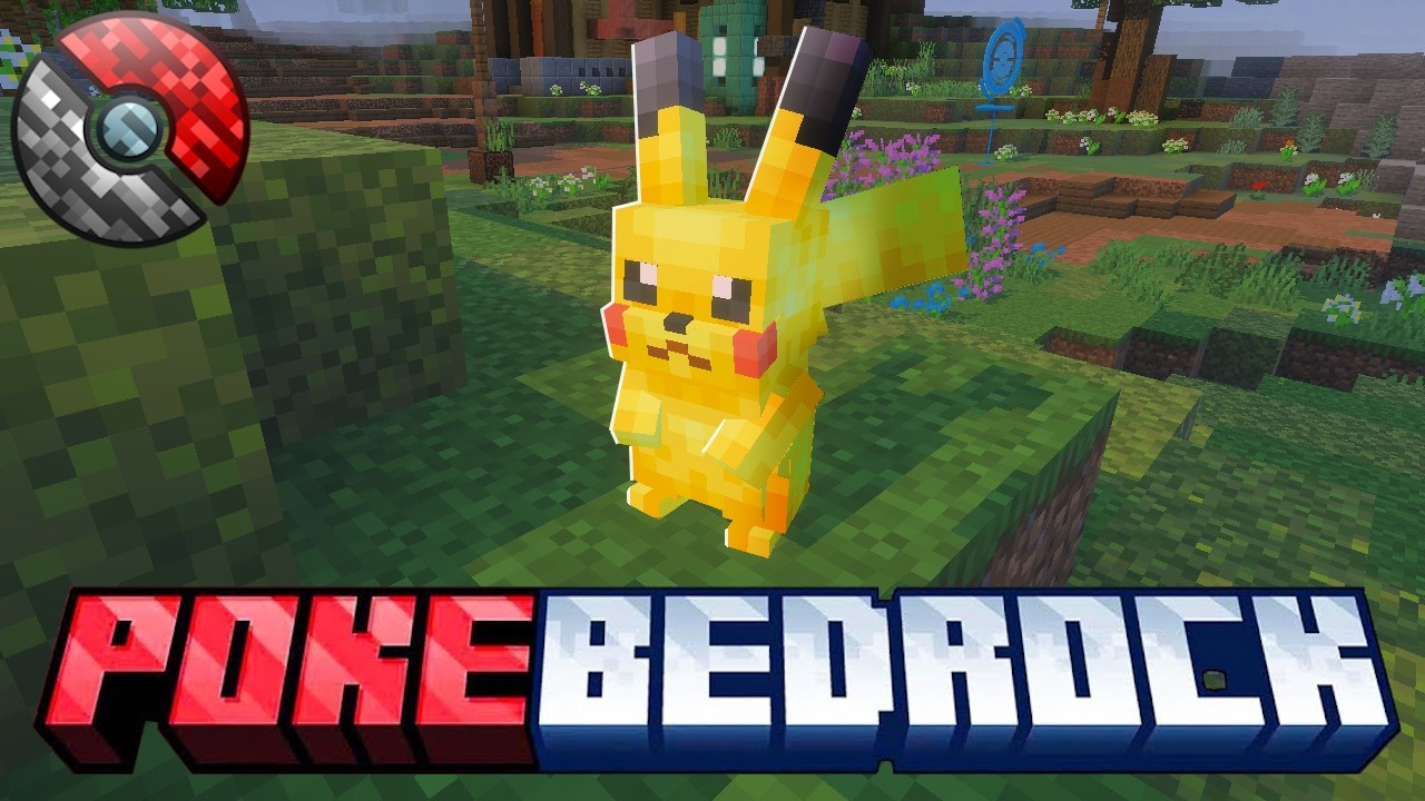 I played Minecraft Bedrock's BEST Pokemon Server