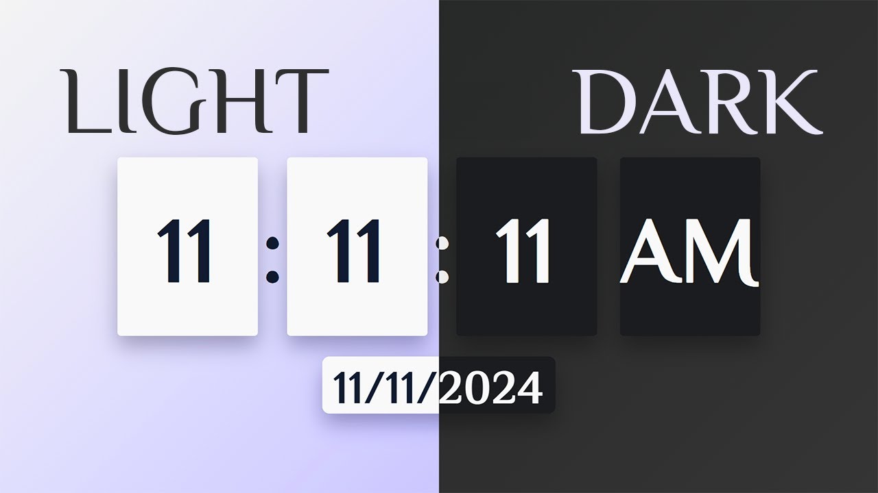 Modern Digital Clock with JavaScript | Simple Coding Tutorial