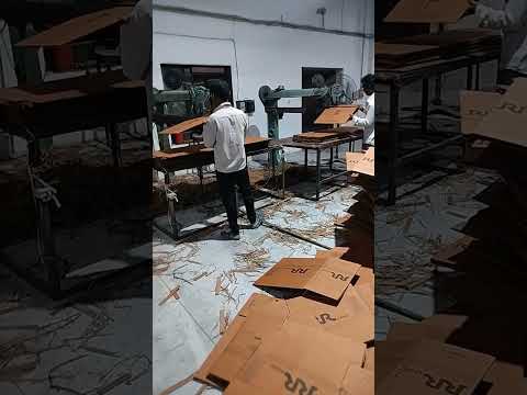 Corrugated Box Stitching tutorial.. #vlog #packaging #box