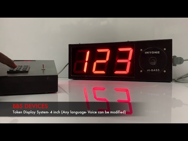 Token Display System - Restaurant Token Number Display Manufacturer ...