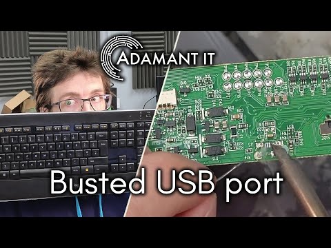 Logitech K800 USB Port Fix - LFC#371