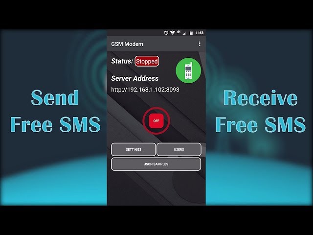 GSM Modem SMS - Free SMS Gateway - Android App