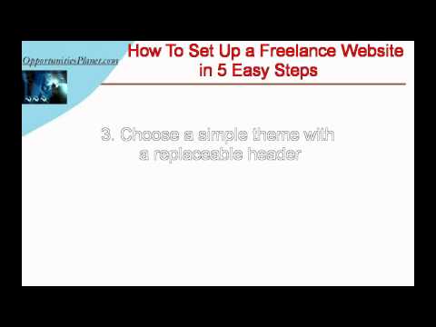 How to Build a Freelance Website in 5 Easy Steps