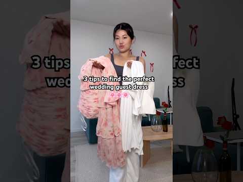 3 tips for finding wedding guest dress #wedding #weddingdress #weddingguestlook #formal