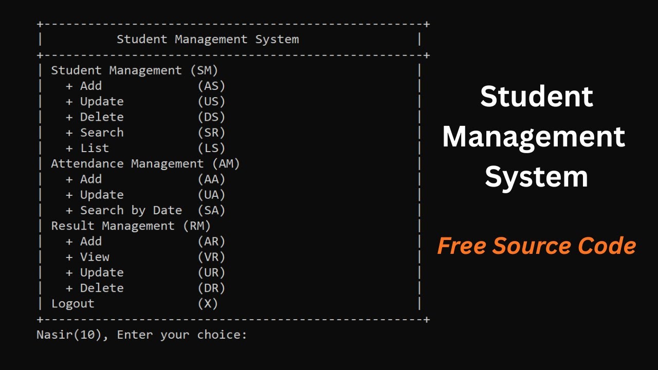 Student Attendance Management System in C With Source Code | C Programming Project