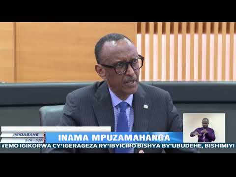 Perezida KAGAME yitabiriye inama yateguwe n’umuryango wa Afrika yunze ubumwe