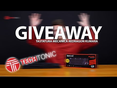 GIVEAWAY REDRAGON KUMARA + review tastaturi mecanice sub 300 lei