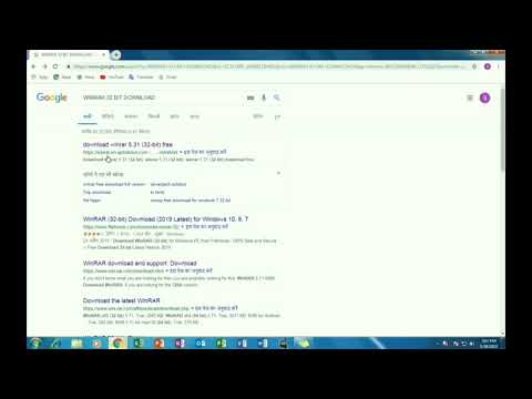 How to install WINRAR (32 bit) in window PC