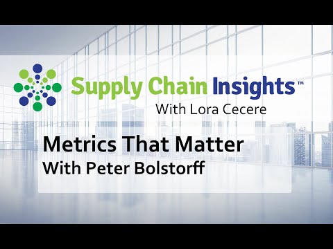 Straight Talk - Supply Chain Insights With Lora Cecere - Metrics That Matter with Peter Bolstorff