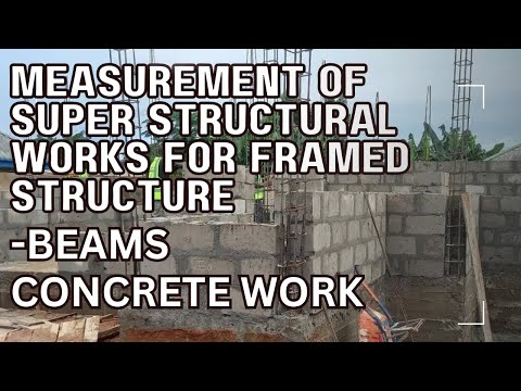 HOW TO MEASURE CONCRETE FOR BEAMS IN FRAME STRUCTURE | SUPERSTRUCTURE QUANTITY TAKEOFF (QS TUTORIAL)