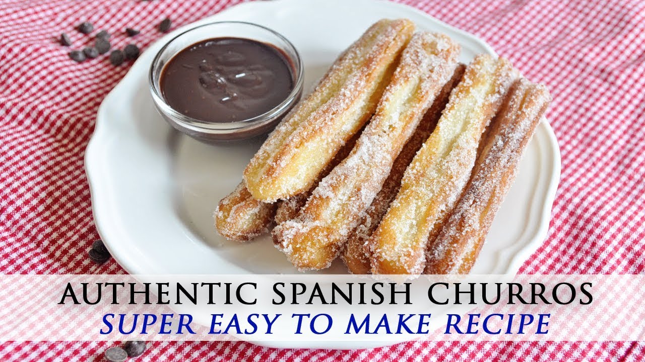 Spanish Churros Recipe with Homemade Chocolate Sauce