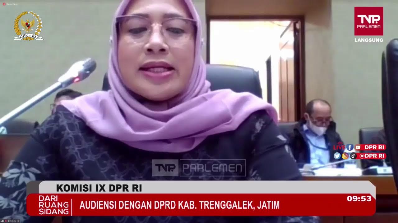 LIVE STREAMING-KOMISI IX DPR RDP DENGAN KEPALA BPHN  DAN HAM RI