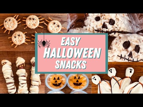 Halloween Snacks | Easy Treats for Kids | Party Snacks | School Lunch Ideas for Fall