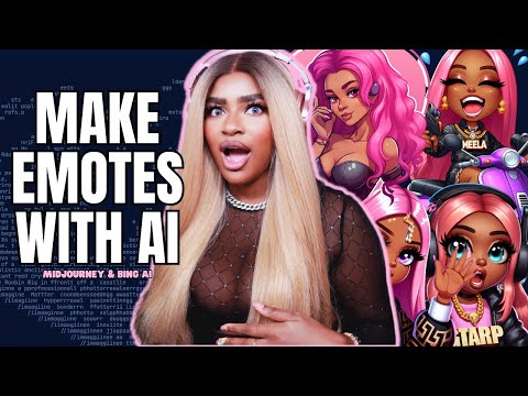 How to Make Twitch Emotes Using AI - MidJourney & Bing AI