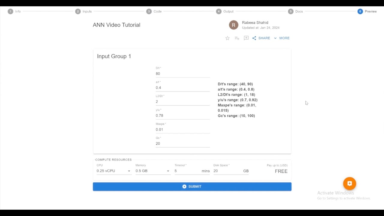 MecSimCalc Advanced Tutorial - How to create an ANN with custom file upload!