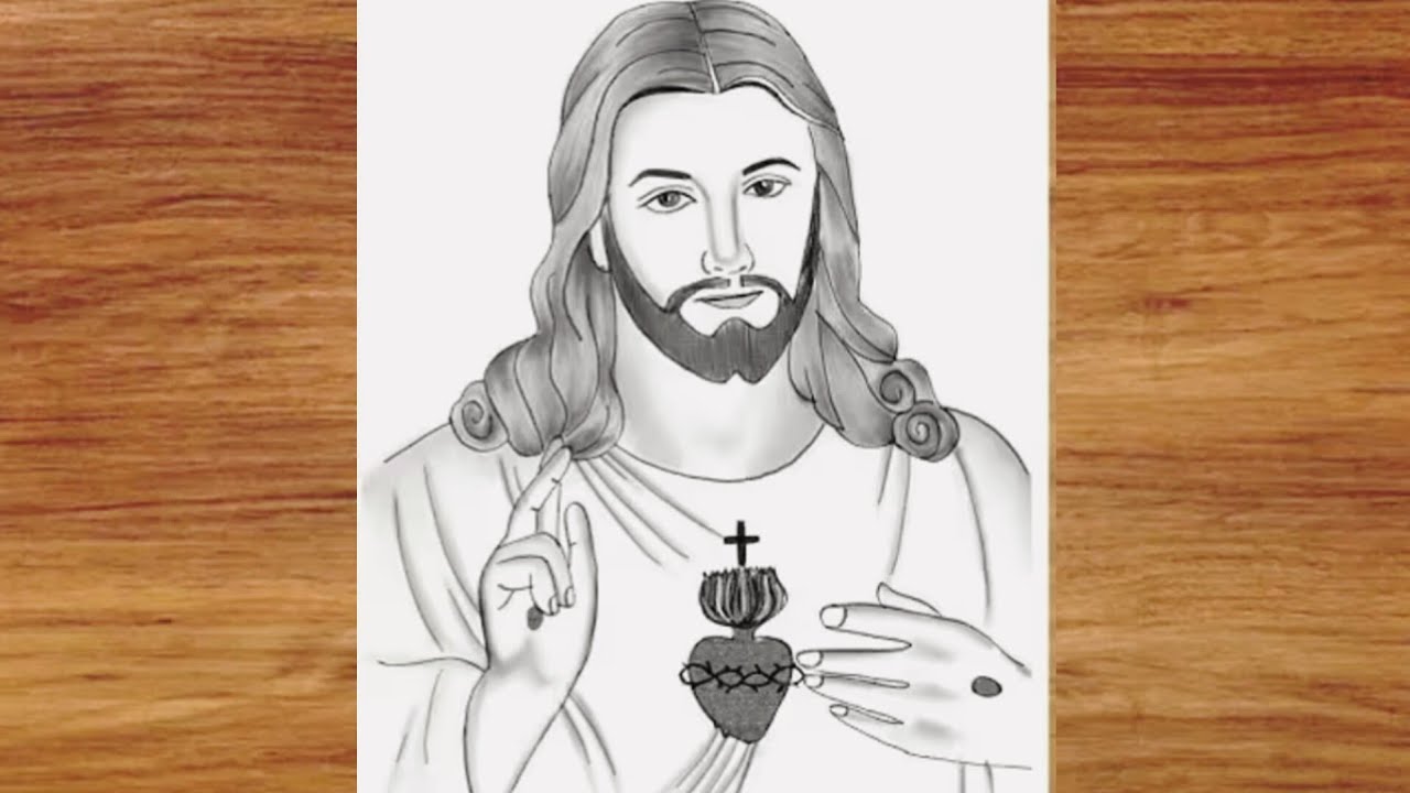 Jesus Christ Pencil Drawing Step by Step || pencil Drawing 