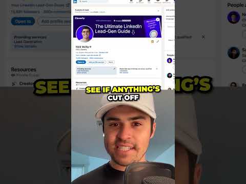 Don't make this LinkedIn Profile mistake