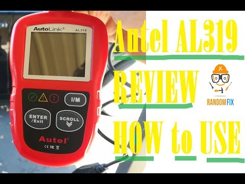 Reset Check Engine Light with AUTEL AL319 OBD2 Reader Review
